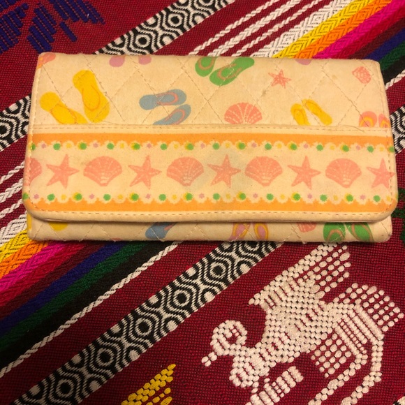 Bags | 31 Quilted Beach Theme Wallet | Poshmark